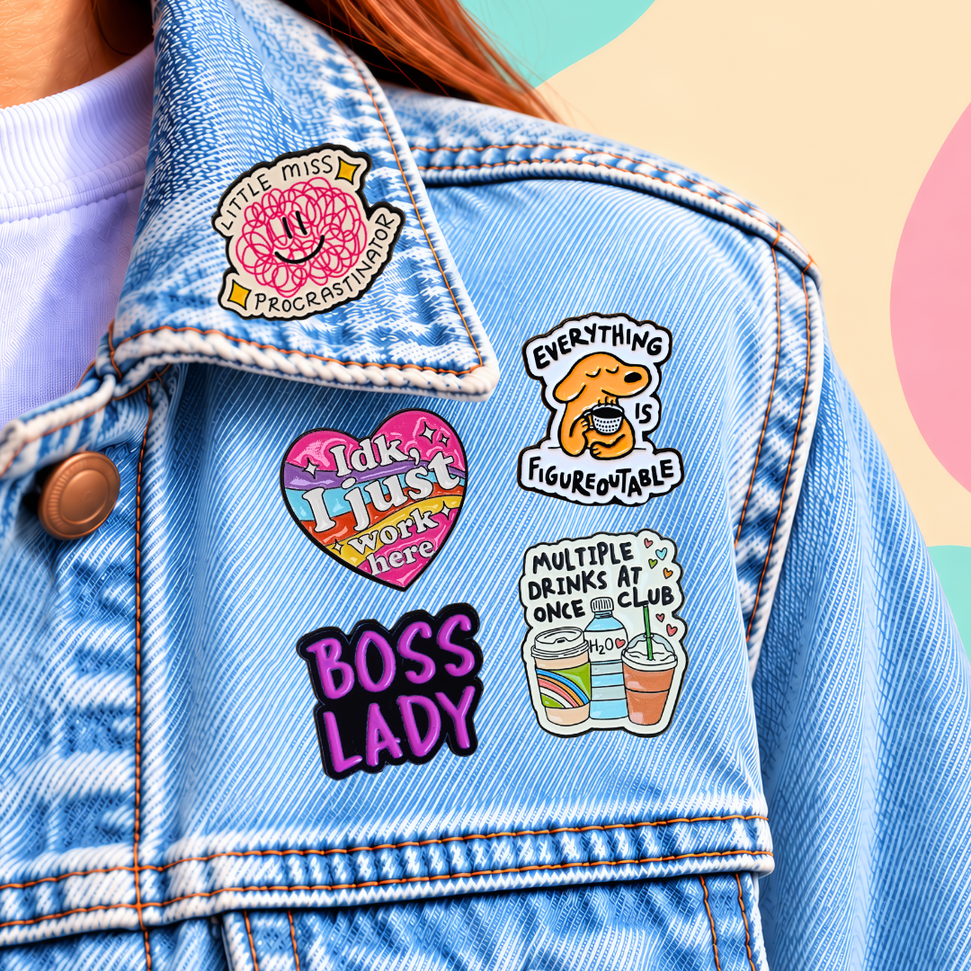 Funny Enamel Pins Australia | Sarcastic & Quirky Lapel Pins – White Dog ...